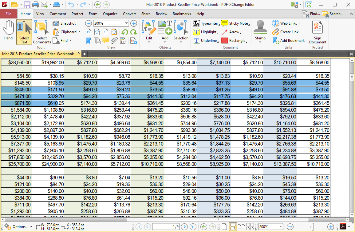 Tracker Software Products Knowledge Base Select Columns Instead Of Rows In Tables Of Pdf